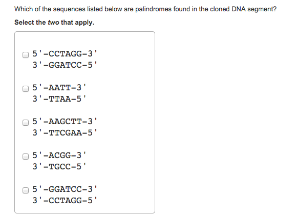 Using DNA sequencing on a cloned DNA segment, you | Chegg.com