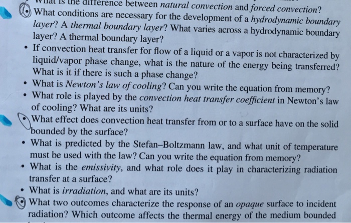 Solved Hal Is the difference between natural convection and | Chegg.com
