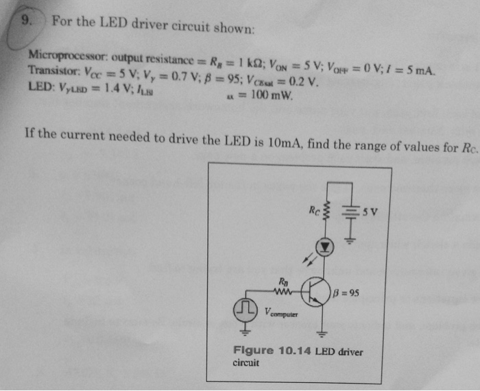 Solved Microprocessor Output Resistance Ra 1 Kohm If 8932