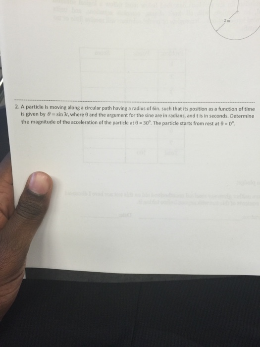 A particle is moving along a circular path having a | Chegg.com