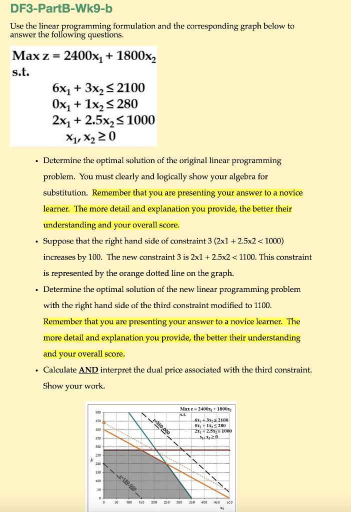 Solved DF3 PartB Wk9 b Use The Linear Programming Chegg solved-df3-partb-wk9-b-use-the-linear-programming-chegg