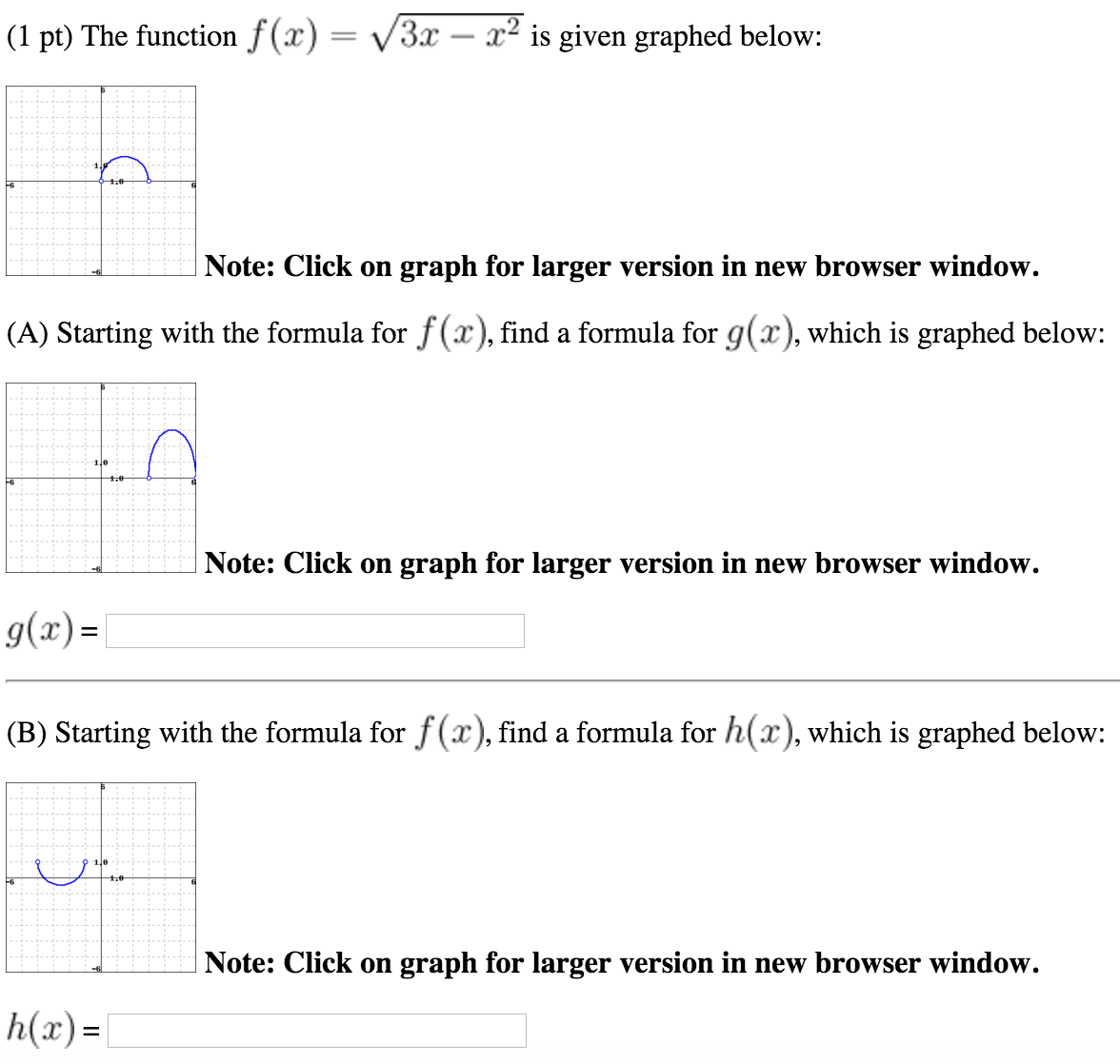 Solved The function f(x) = square root 3x - x^2 is given | Chegg.com