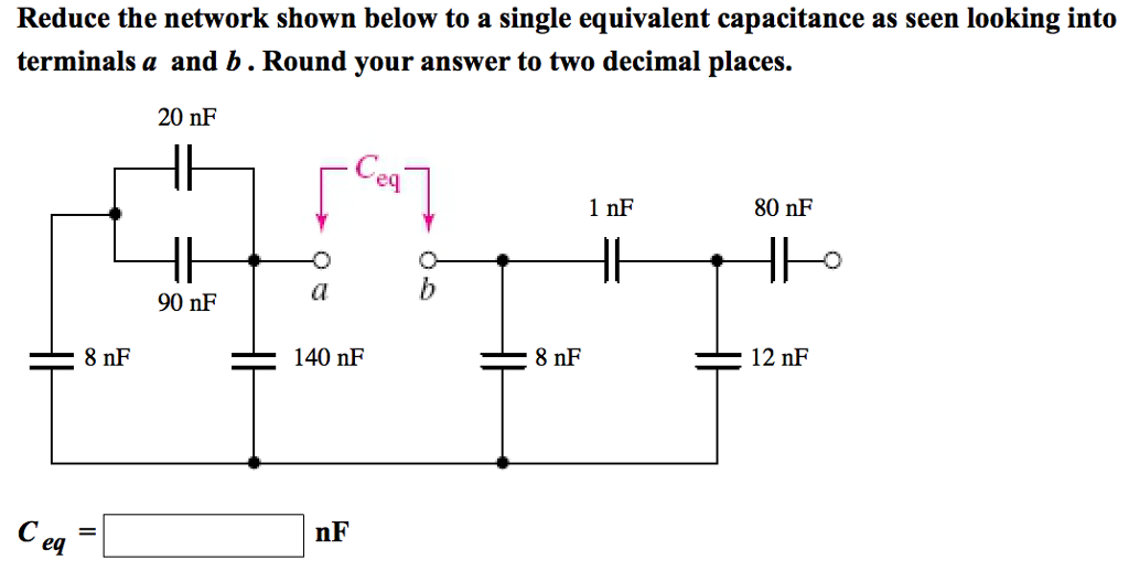 Solved Reduce the network shown below to a single equivalent | Chegg.com