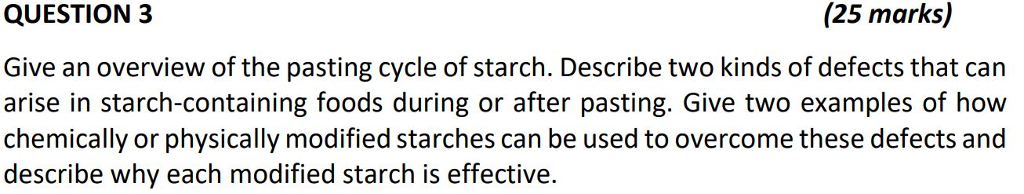 Solved QUESTION 3 (25 marks) Give an overview of the pasting | Chegg.com