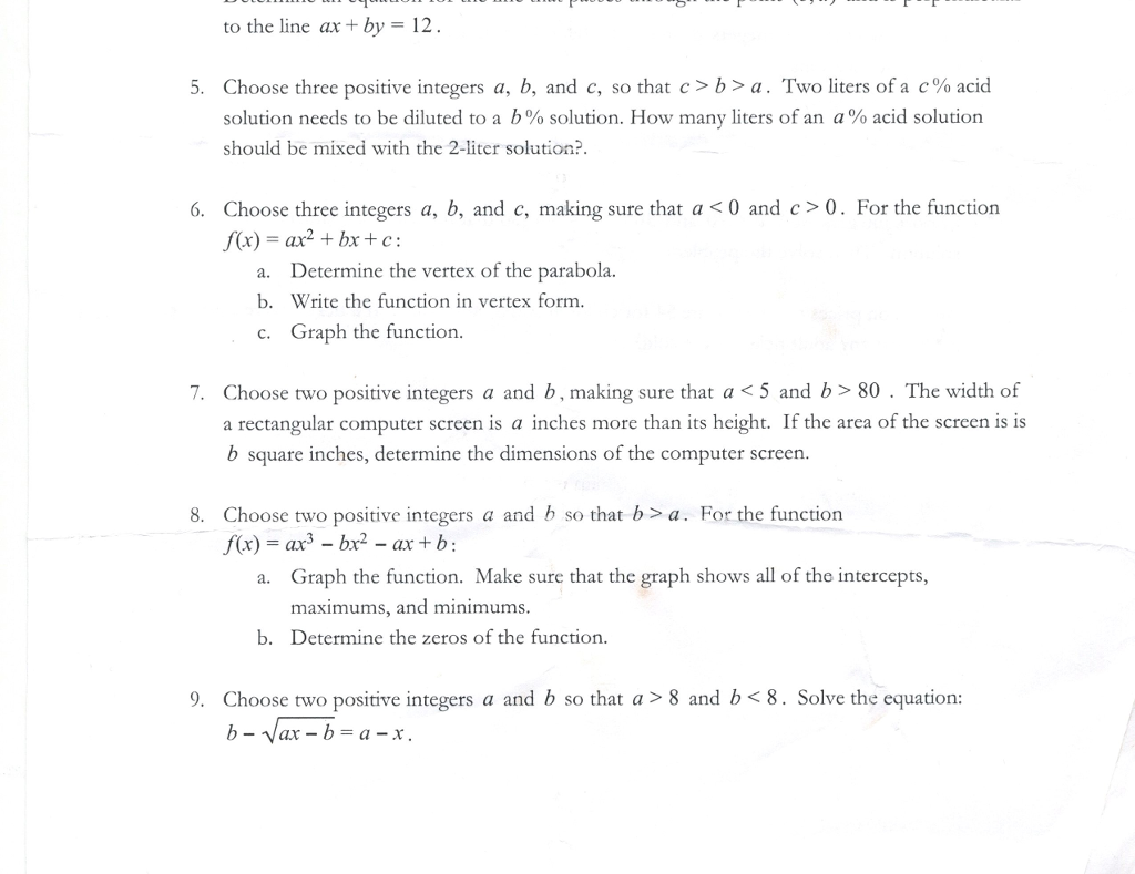 Solved Choose three positive integers a, b, and c, so that c | Chegg.com