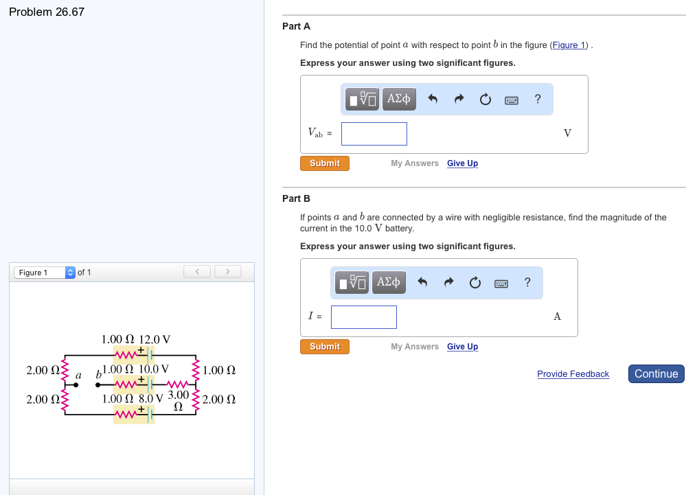 Solved Find the potential of point a with respect to point b | Chegg.com