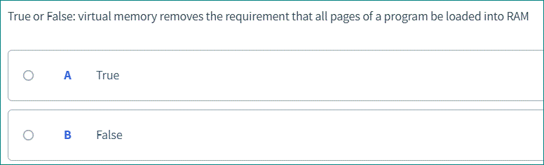 Solved Swapping What is the purpose of swapping? Choose the | Chegg.com