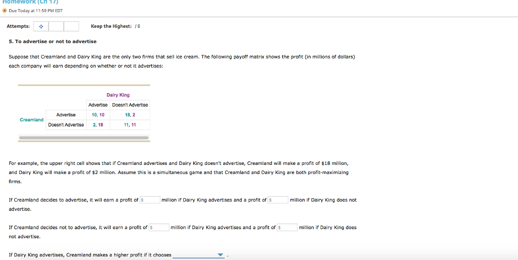 Solved HomeWork (Ch 17 Due Today at 11.59 PM EDT Attempts: | Chegg.com