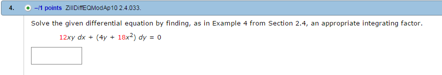 Solved Solve The Given Differential Equation By Finding As