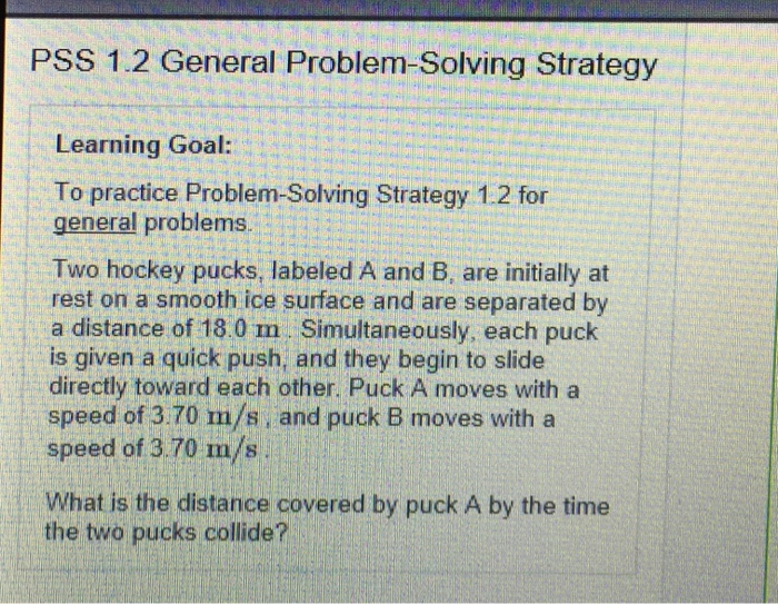 Solved PSS 1.2 General Problem-Solving Strategy Learning | Chegg.com