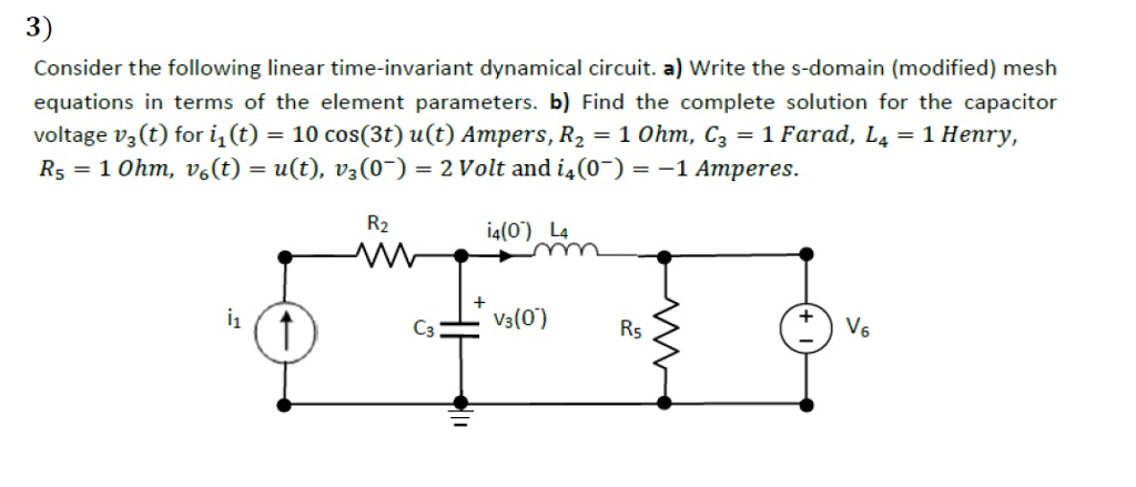 Solved Consider the following linear time-invariant | Chegg.com