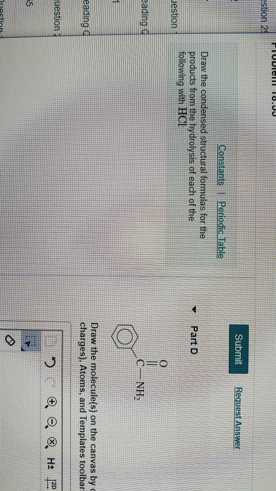 Solved estion 2 Submit Request Answer Constants Periodic | Chegg.com Solved estion 2 Submit Request Answer Constants Periodic | Chegg.com