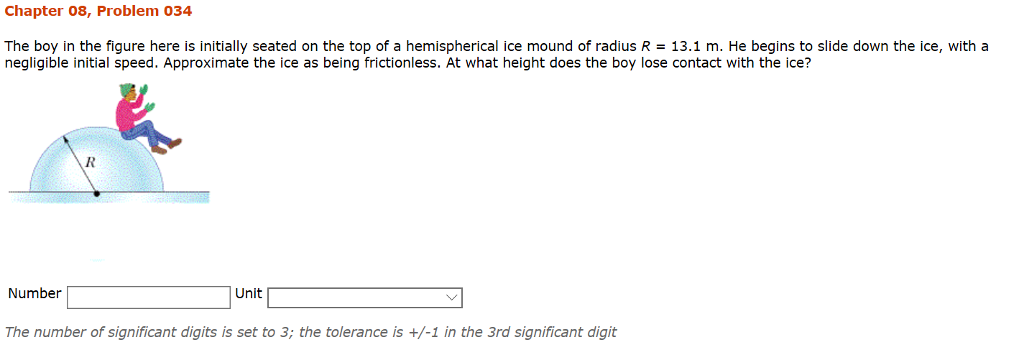 Solved Chapter 08, Problem 034 The boy in the figure here is | Chegg.com
