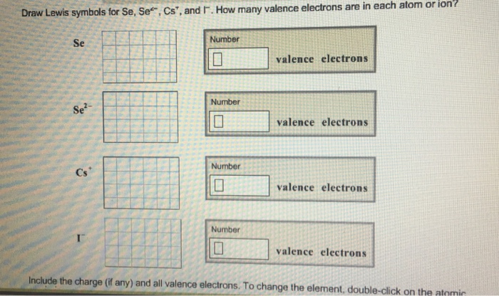 Solved Draw Lewis symbols for Se, Se^2-, Cs^4 and I. How | Chegg.com
