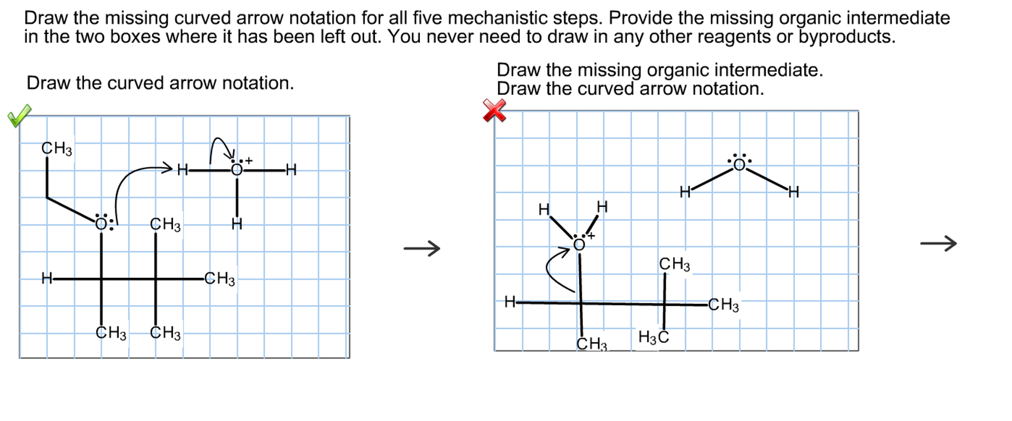 Solved Draw the missing curved arrow notation for all 5 | Chegg.com