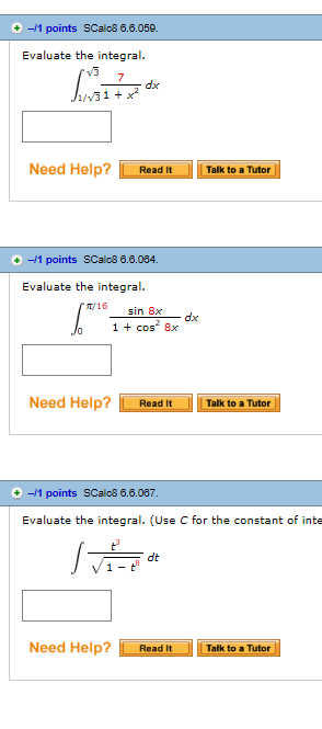 Solved Evaluate the integral. Integral^pi/16_0 sin 8x/1 + | Chegg.com
