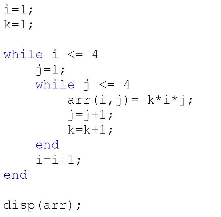 Solved how to trace this matlab code in a trace table? | Chegg.com
