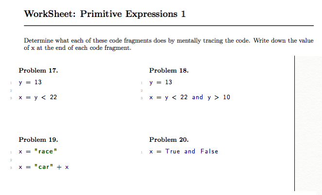 Solved Determine what each of these code fragments does by | Chegg.com