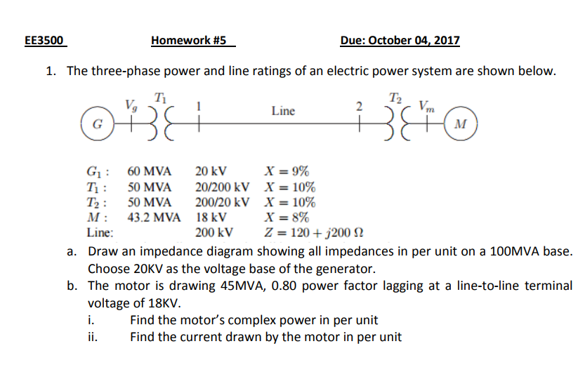 Solved EE3500 Homework #5 Due: October 04, 2017 1. The | Chegg.com