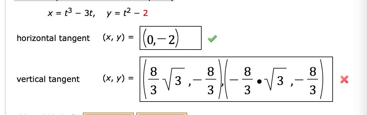 Solved Find the points on the curve where the tangent is | Chegg.com