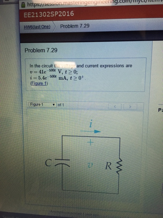 Solved How many microseconds it takes to dissipate 75% of | Chegg.com