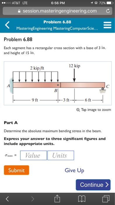 Solved: Each Segment Has A Rectangular Cross Section With ... | Chegg.com