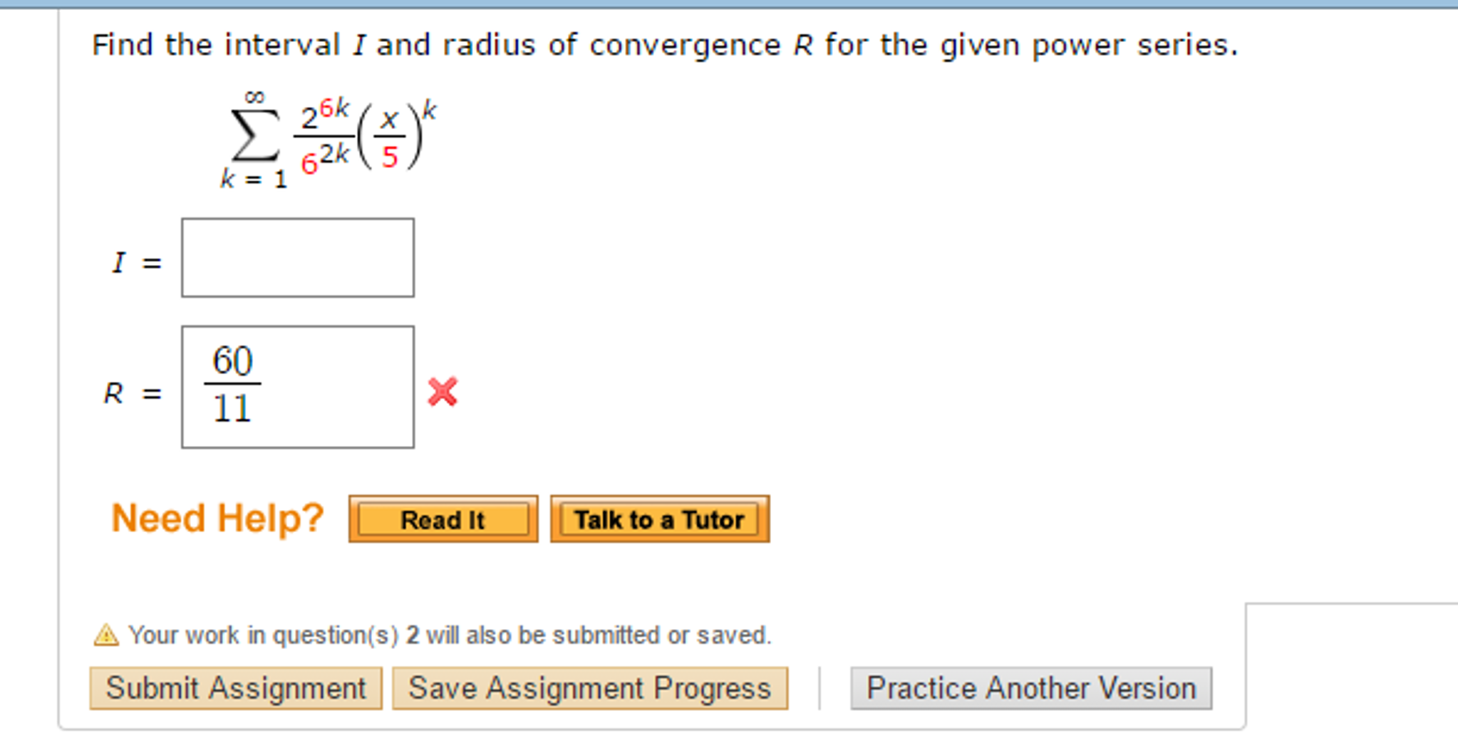 Solved Find the interval I and radius of convergence for the | Chegg.com