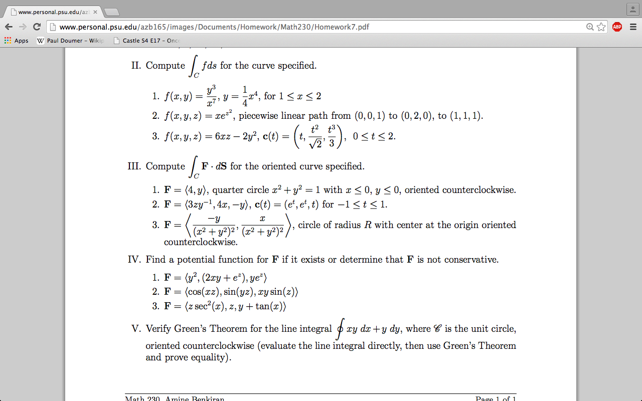 Solved www.personal.psu.edu/azl x ← → Li | Chegg.com