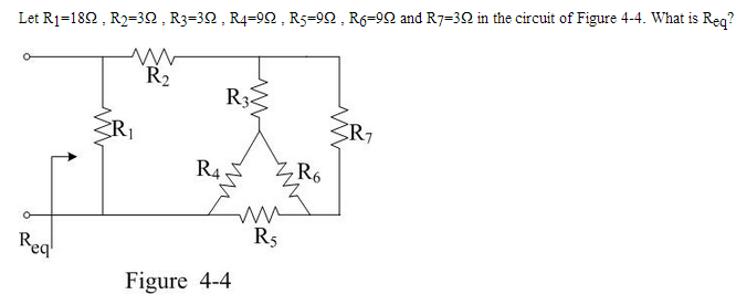 Solved Let R1=18? , R2=3? , R3=3? , R4=9? , R5=9? , R6=9? | Chegg.com