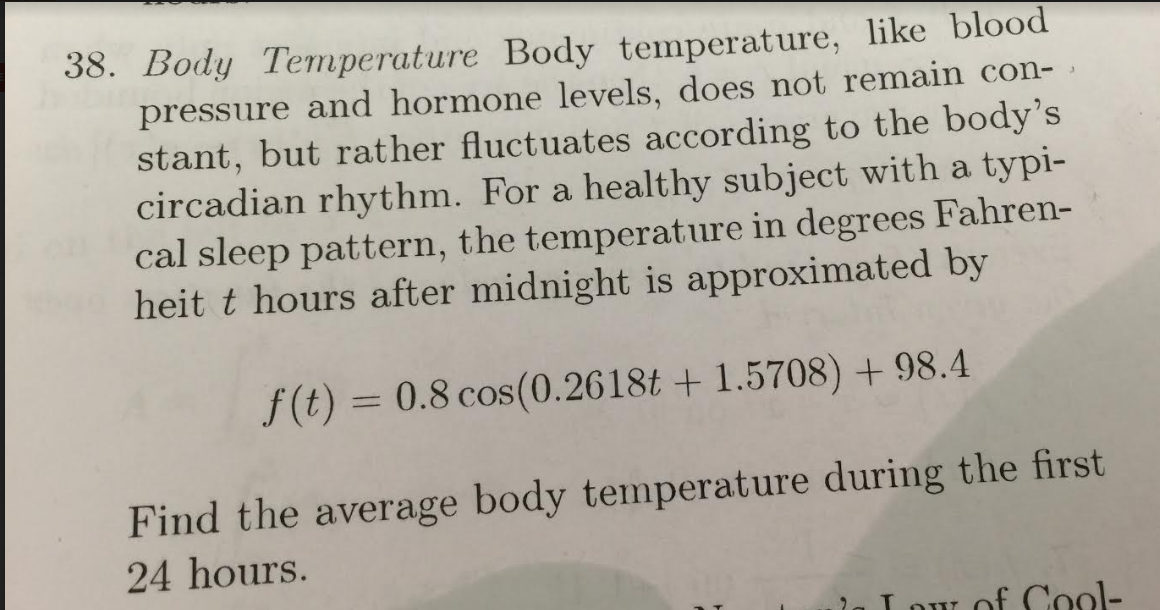 Solved Body Temperature Body temperature, like blood | Chegg.com