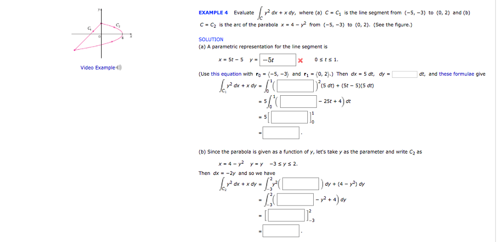 Solved Evaluate integral_C y^2 dx + x dy, where (a) C = C_1 | Chegg.com