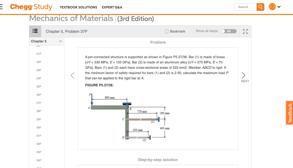 Solved A pin-connected structure is supported as shown in | Chegg.com