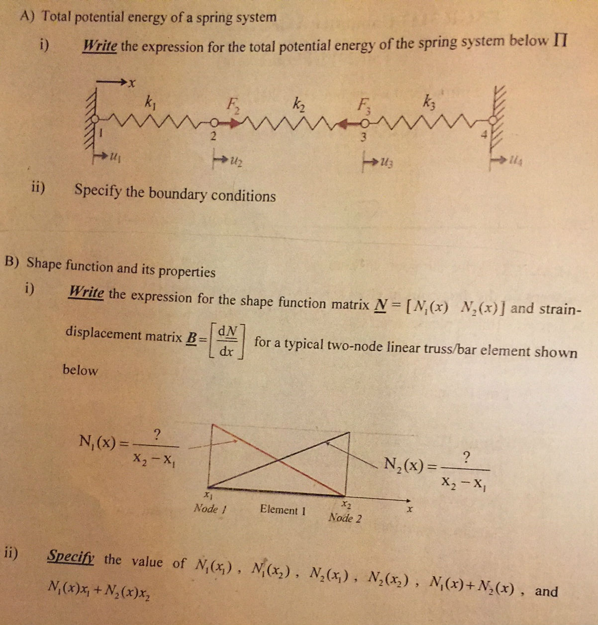 Experiment Determination Of Potential Energy Of A Spring