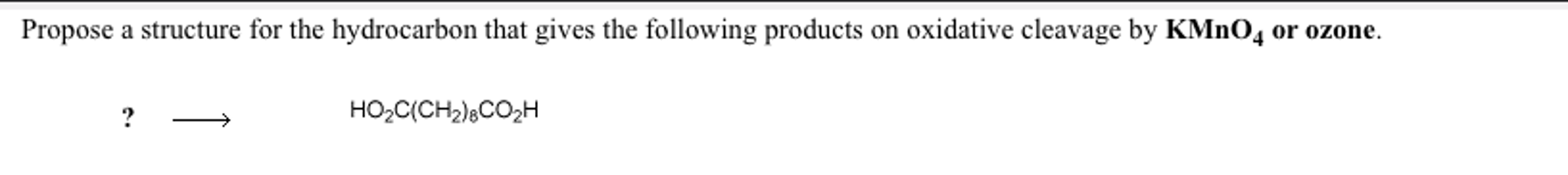 Solved Propose a structure for the hydrocarbon that gives | Chegg.com