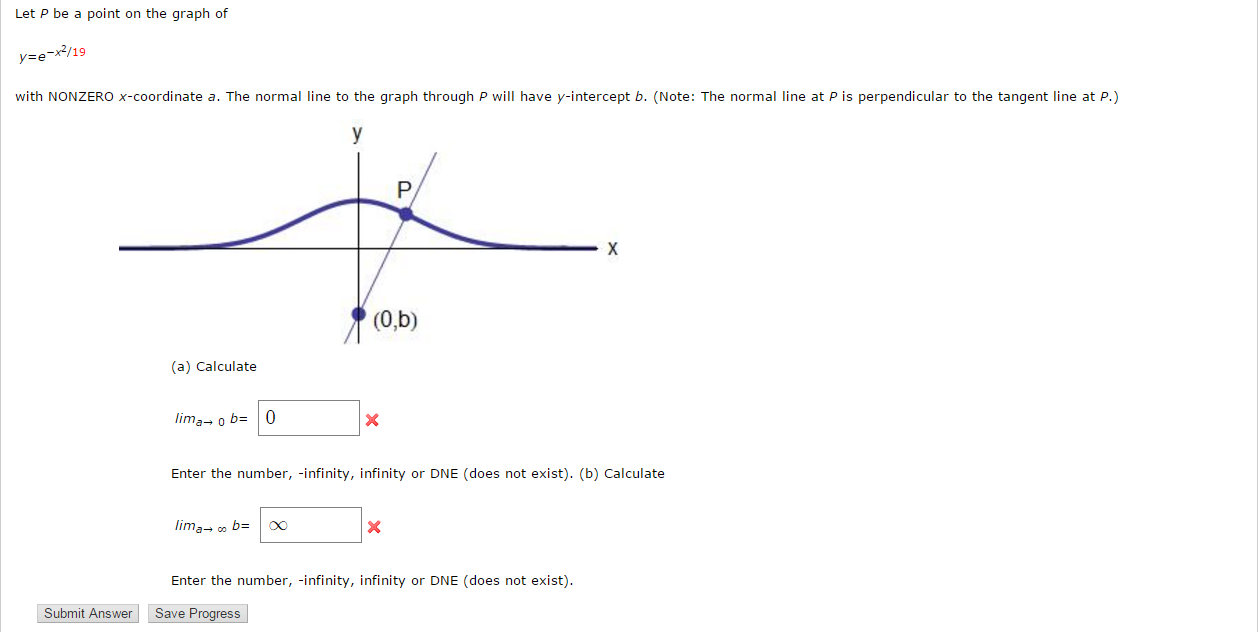 Solved Let P be a point on the graph of y ex2/19 with | Chegg.com