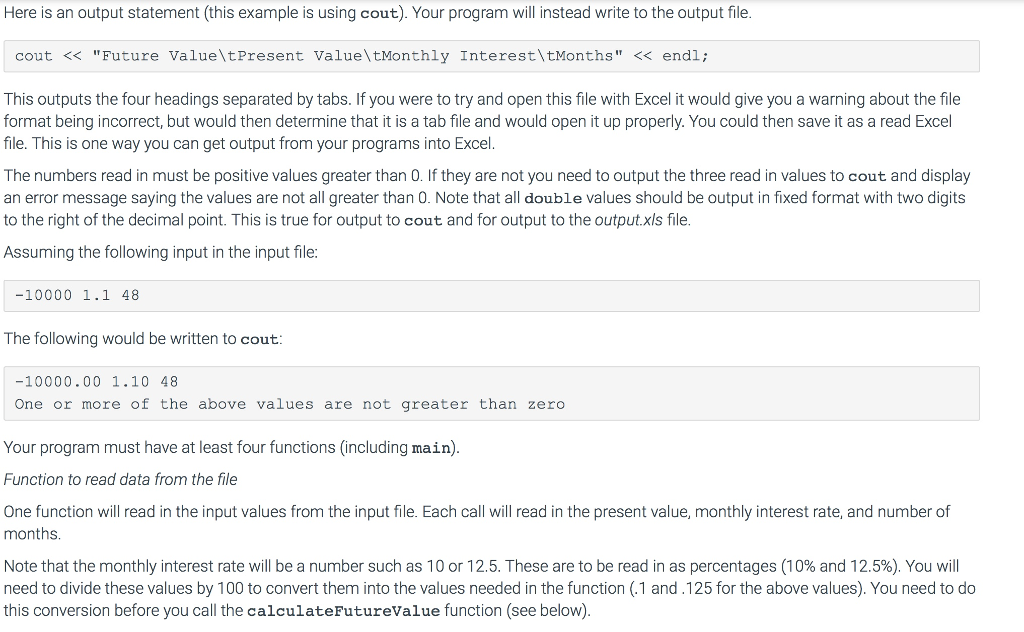Solved In lab lesson 8 part 2 you calculated the present | Chegg.com