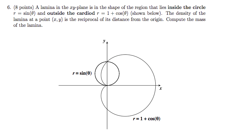 A lamina in the xy-plane is in the shape of the | Chegg.com