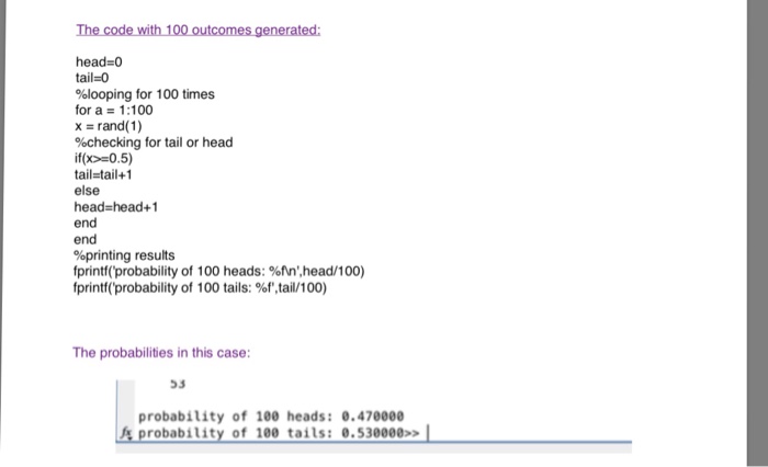 Solved (1) the Matlab code developed in Software Assignment | Chegg.com