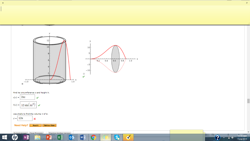 Solved Let S be the solid obtained by rotating the region | Chegg.com