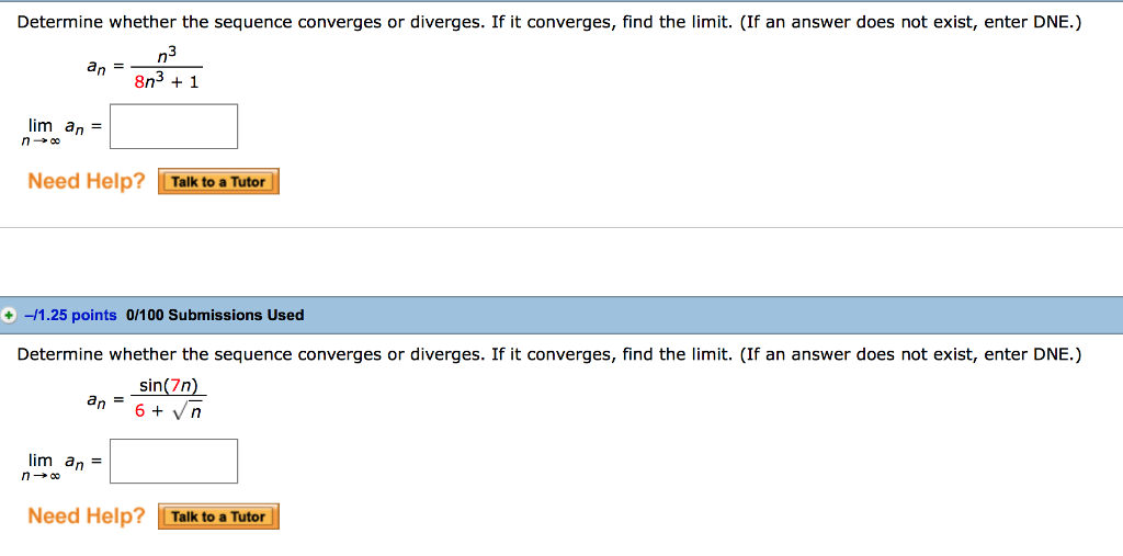 Solved Determine whether the sequence converges or diverges. | Chegg.com