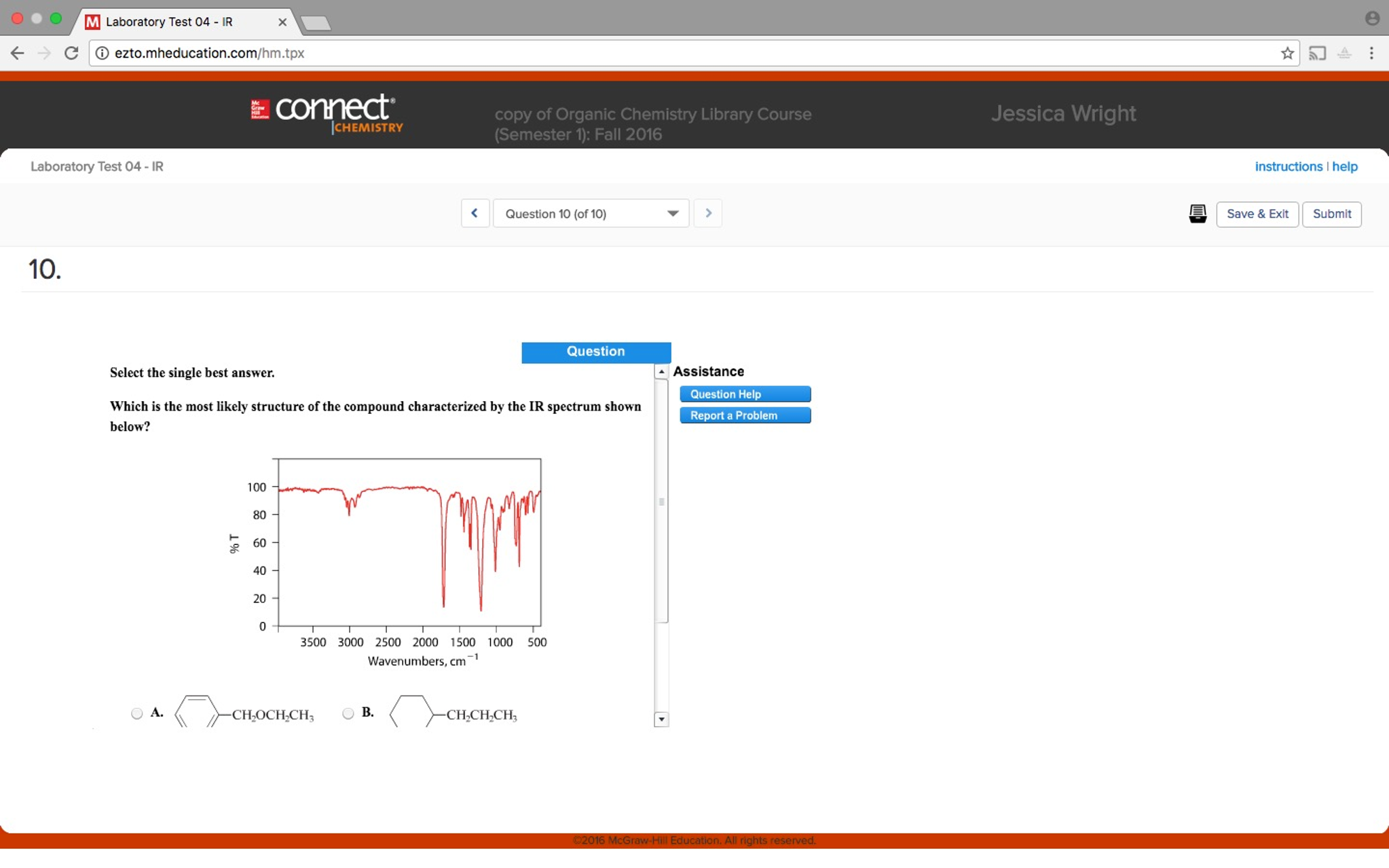 Solved Which is the most likely structure of the compound | Chegg.com