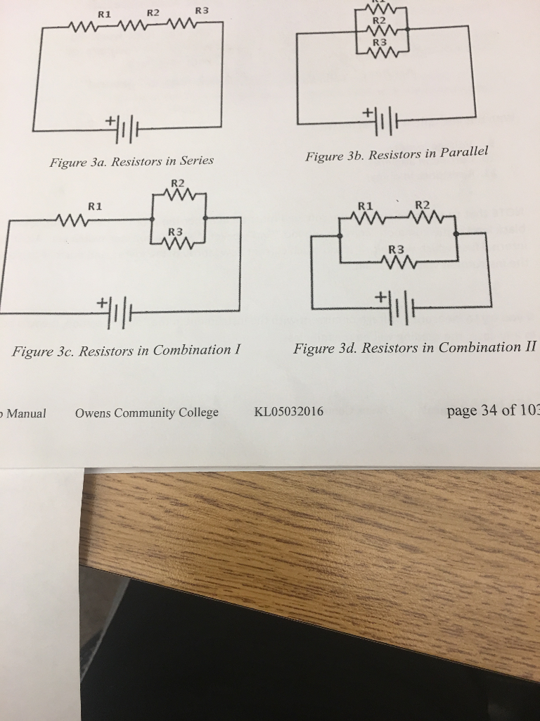Solved R1 R2 R3 R2 R3 一斗! Figure 3a. Resistors in Series | Chegg.com