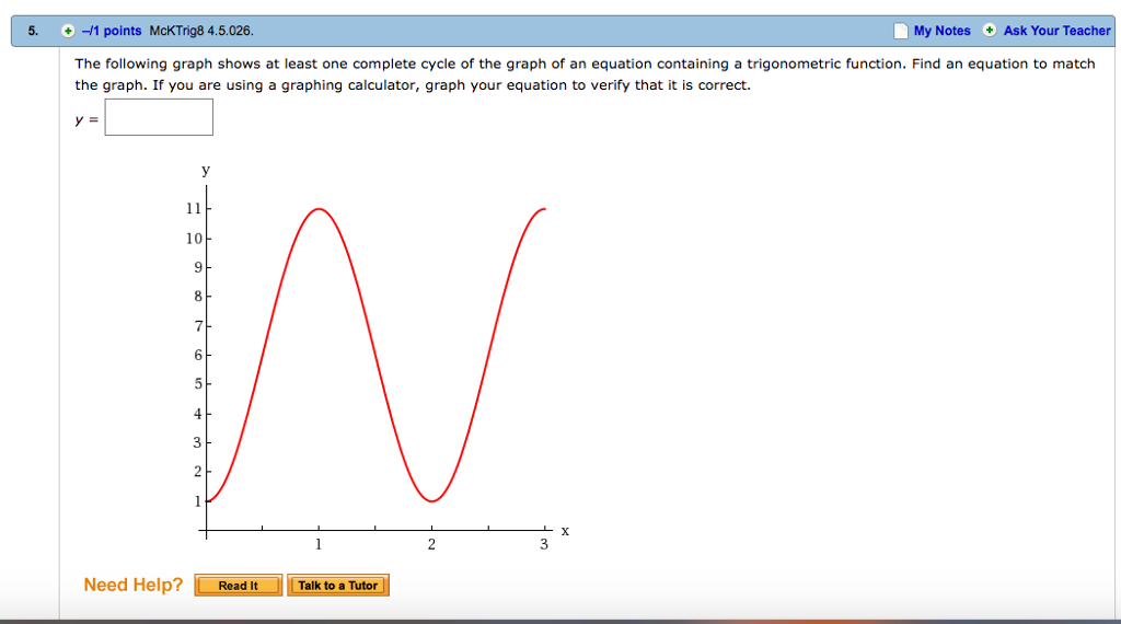 Solved The following graph shows at least one complete cycle | Chegg.com