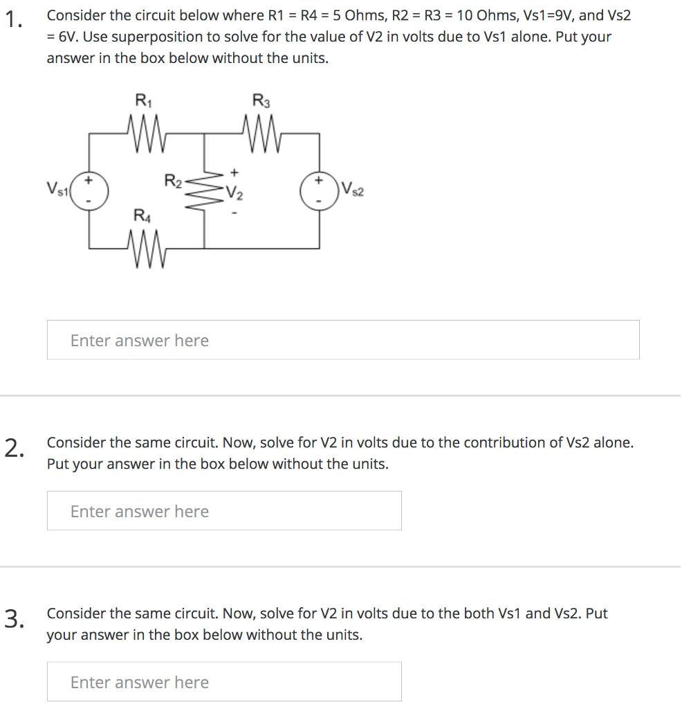Solved Consider the circuit below where R1 = R4 = 5 Ohms, R2 | Chegg.com