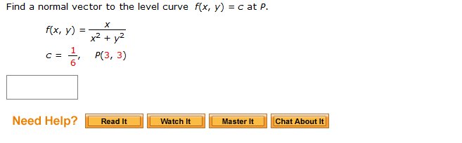 Solved Find a normal vector to the level curve f(x, y) = c | Chegg.com