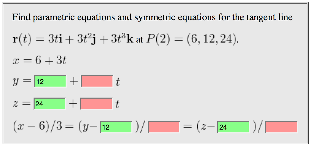 Solved Find parametric equations and symmetric equations for | Chegg.com