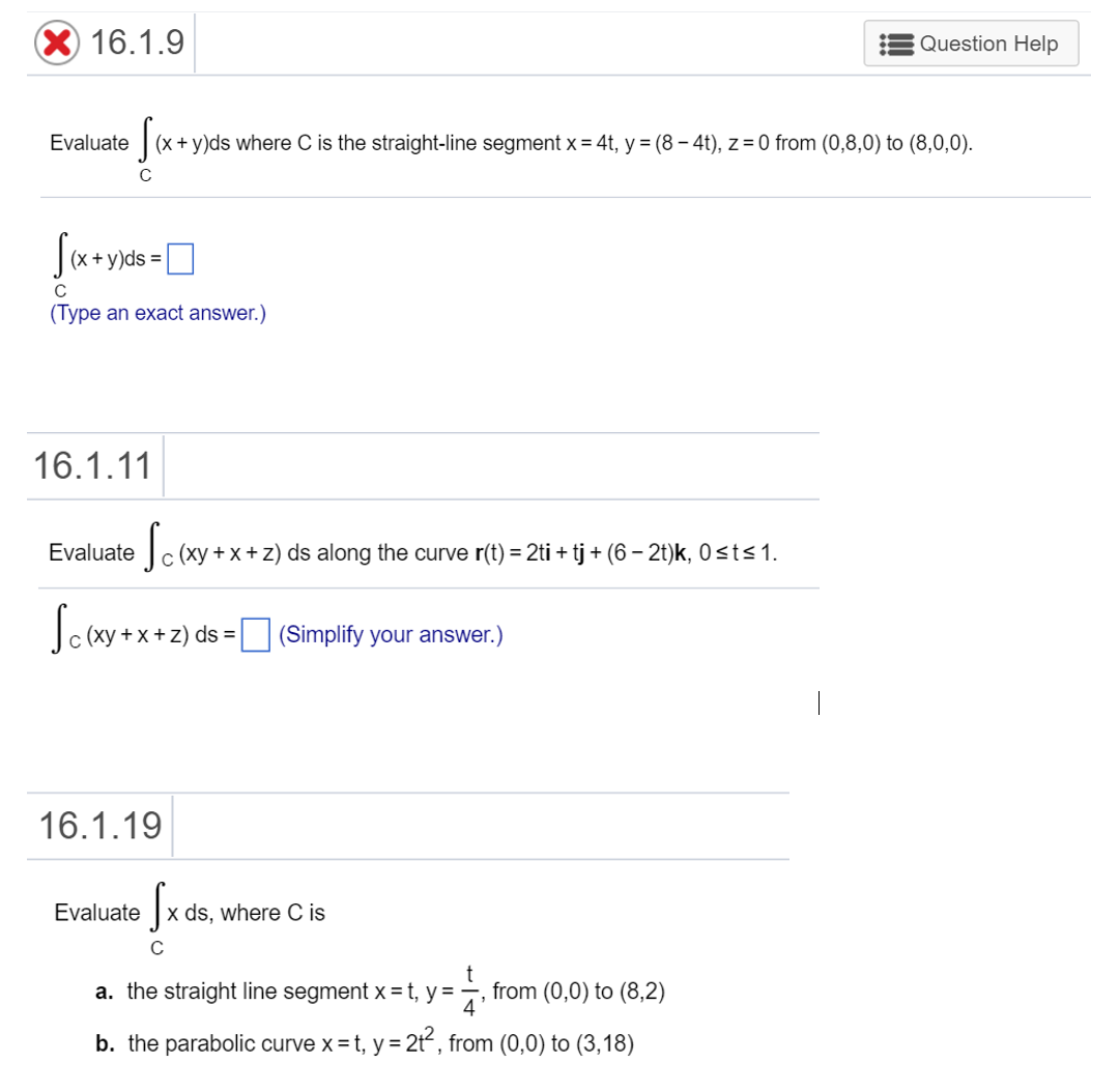 Solved Evaluate integral_C (x + y)ds where C is the | Chegg.com