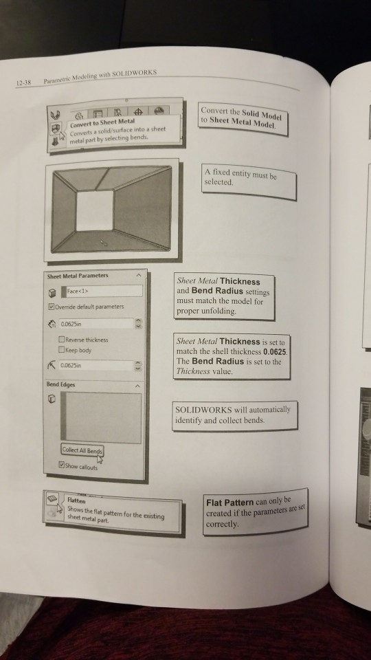 12-36 Parametric Modeling with SOLIDWORKS model to a | Chegg.com