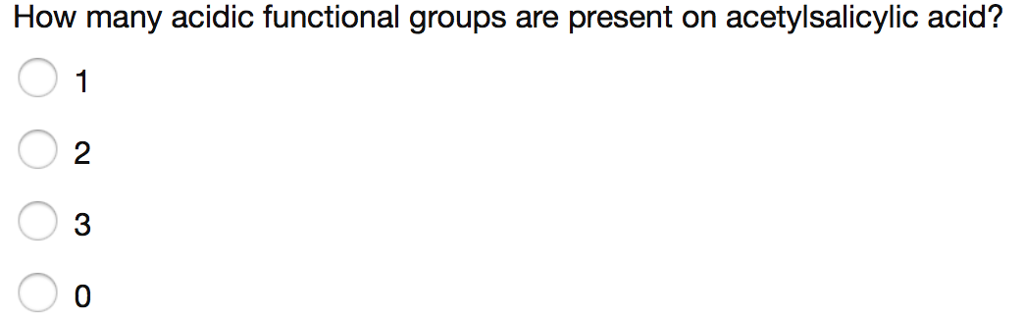 Solved How many acidic functional groups are present on | Chegg.com