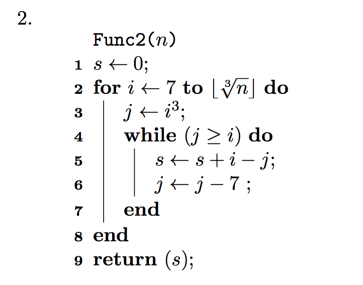 Solved Give the asymptotic running time of each the | Chegg.com
